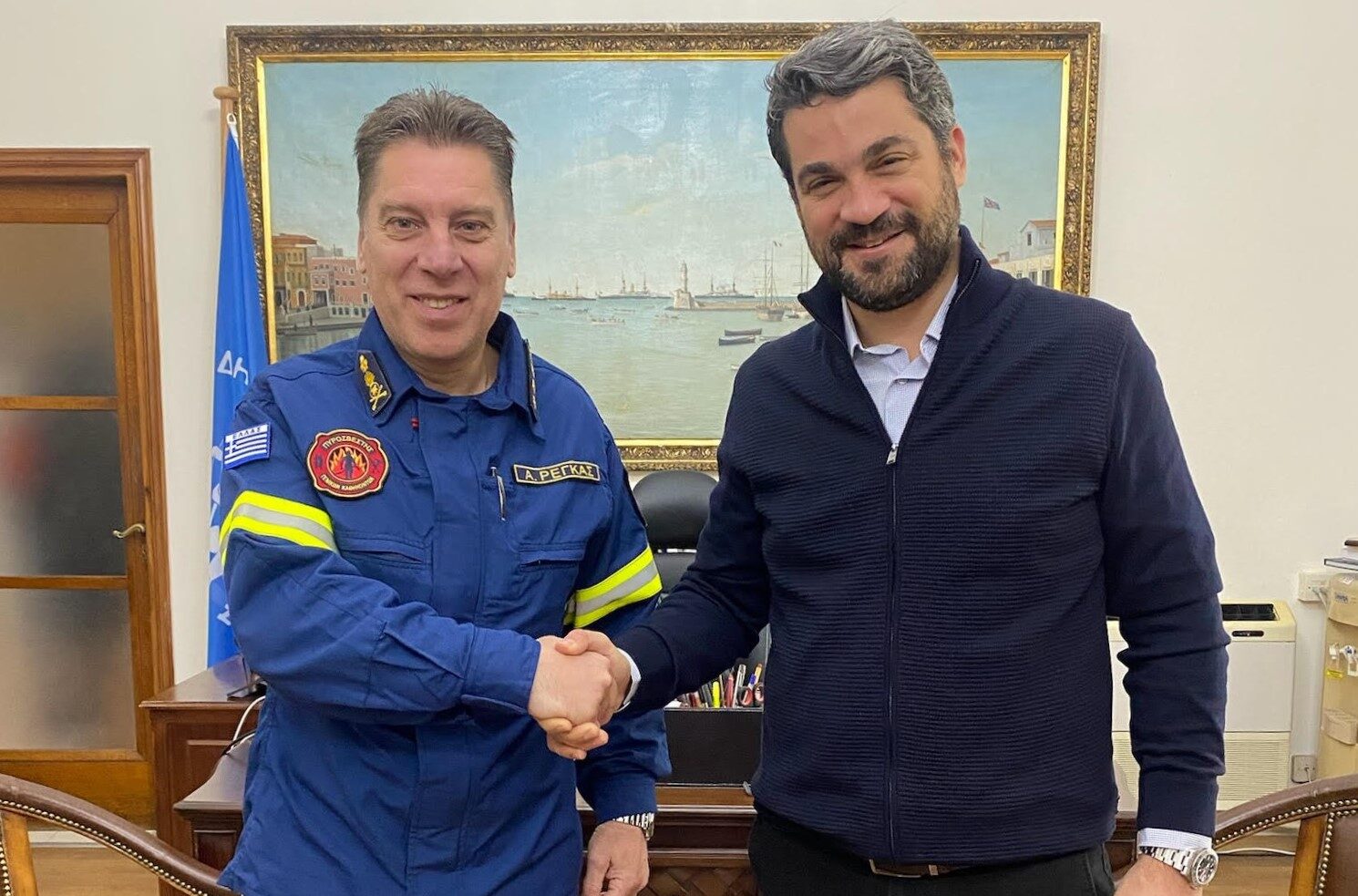 Στον Π. Σημανδηράκη ο νέος Διοικητής Πυροσβεστικών Υπηρεσιών Χανίων ...