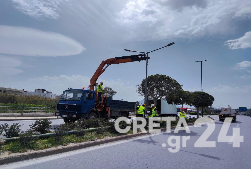 Ηράκλειο: Σε εξέλιξη εργασίες που «κρατούν» κλειστή την παραλιακή ...